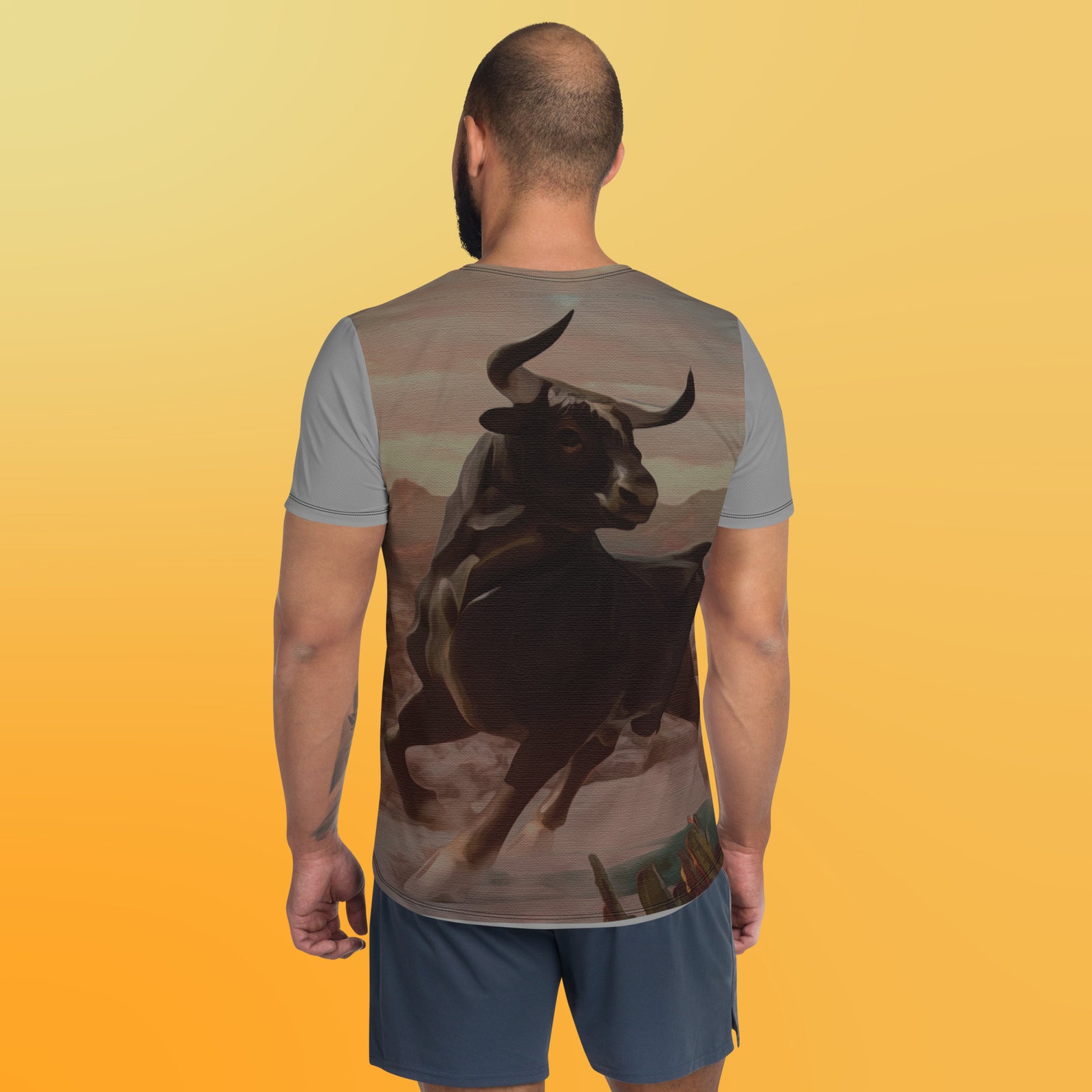 Bull Shirt, All-over Print, Men's, T-shirt,funny Bull Shirt, Bull Shirt ...