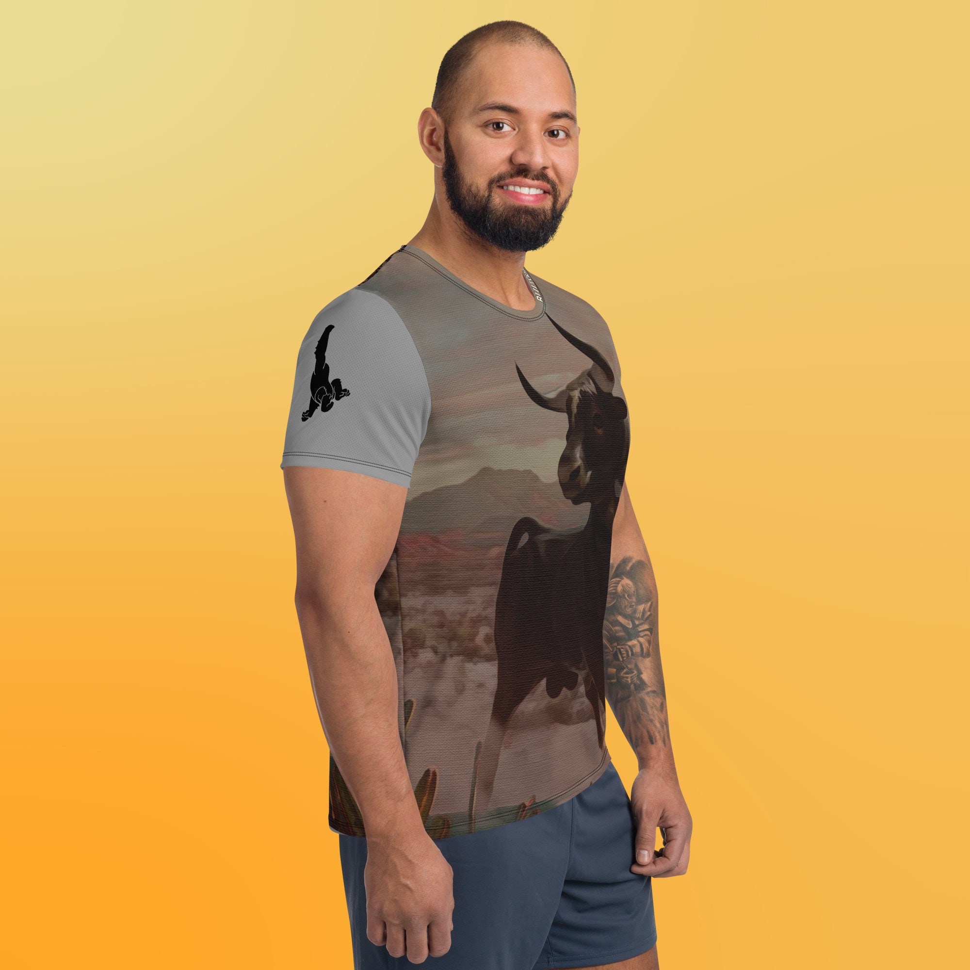 Bull Shirt, All-over Print, Men's, T-shirt,funny Bull Shirt, Bull Shirt ...