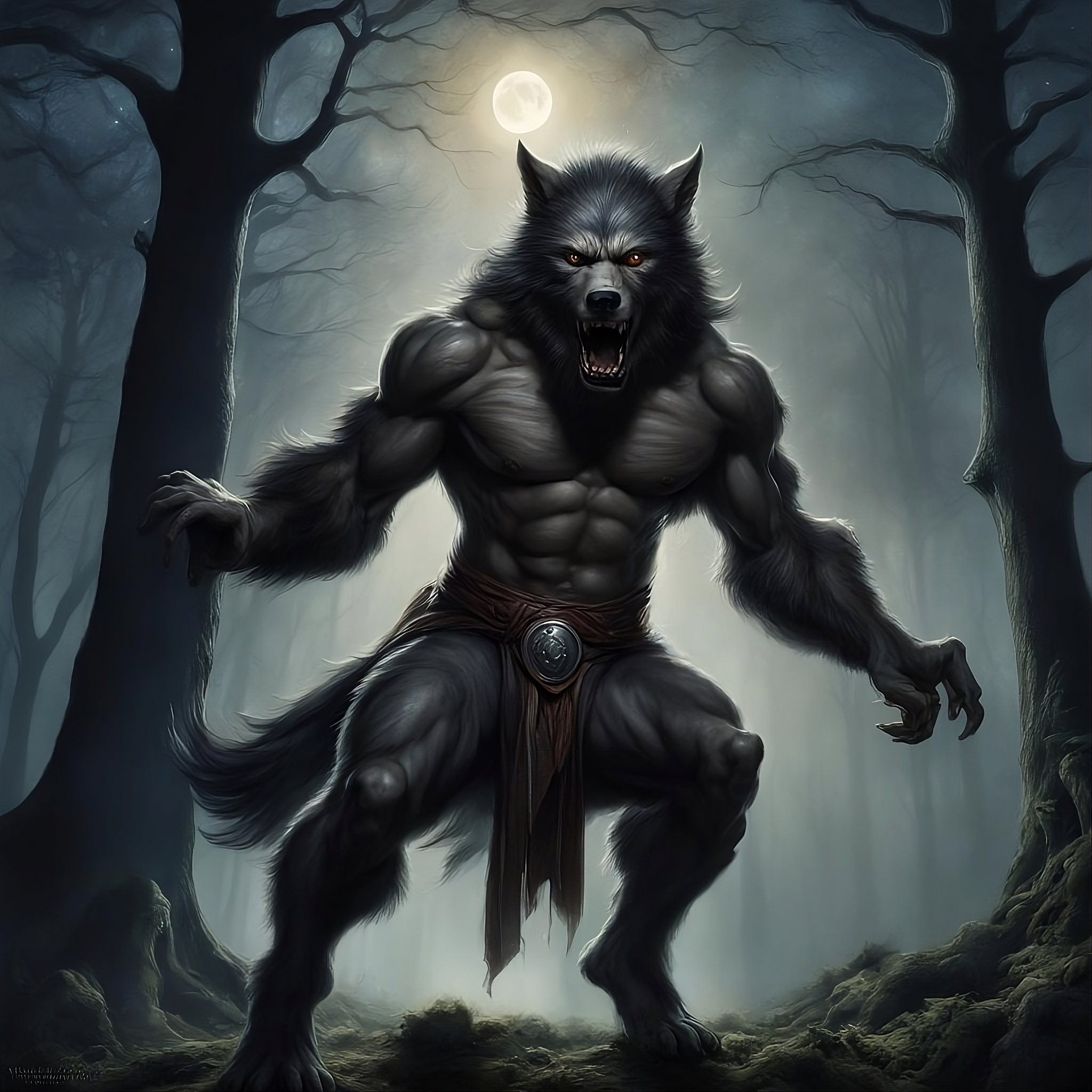 Elite Werewolf Spell, Unleash the Powers of a Primordial Wolf Demon ...