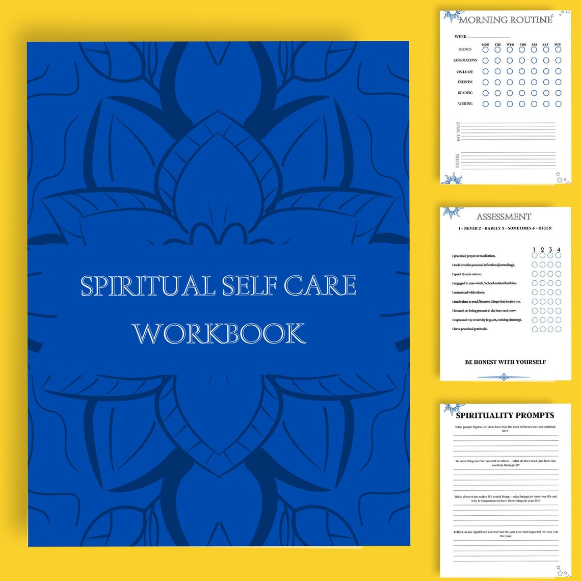 Spiritual Self Care Workbook Self Care Journal 6x9 Heal - Etsy