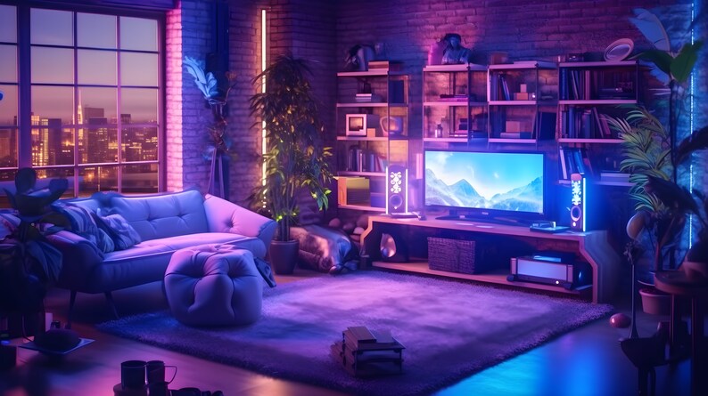 Pack of 12 Digital Gaming Room Backgrounds Serie 1 - Ideal for Video ...