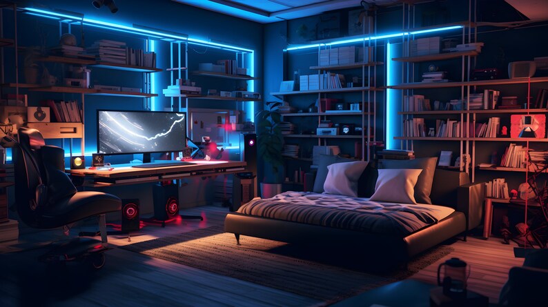 Pack of 12 Digital Gaming Room Backgrounds Serie 2 Ideal for - Etsy