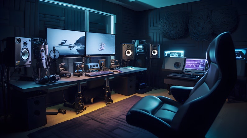 Pack of 12 Digital Gaming Room Backgrounds Serie 1 - Ideal for Video ...