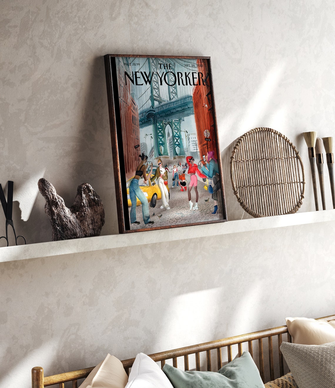 Iconic New Yorker Magazine Cover Print: Retro Art Poster for - Etsy