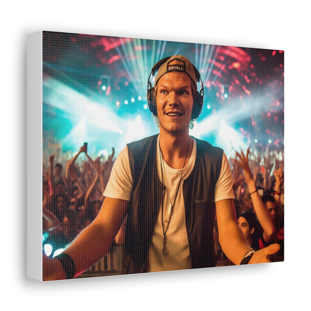 Avicii on the Dj Show - Canvas Gallery Wraps - Etsy