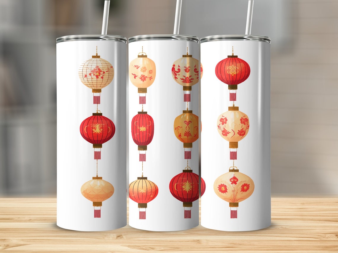 Chinese Lanterns Design Bundle for Sublimation and Crafts - Etsy