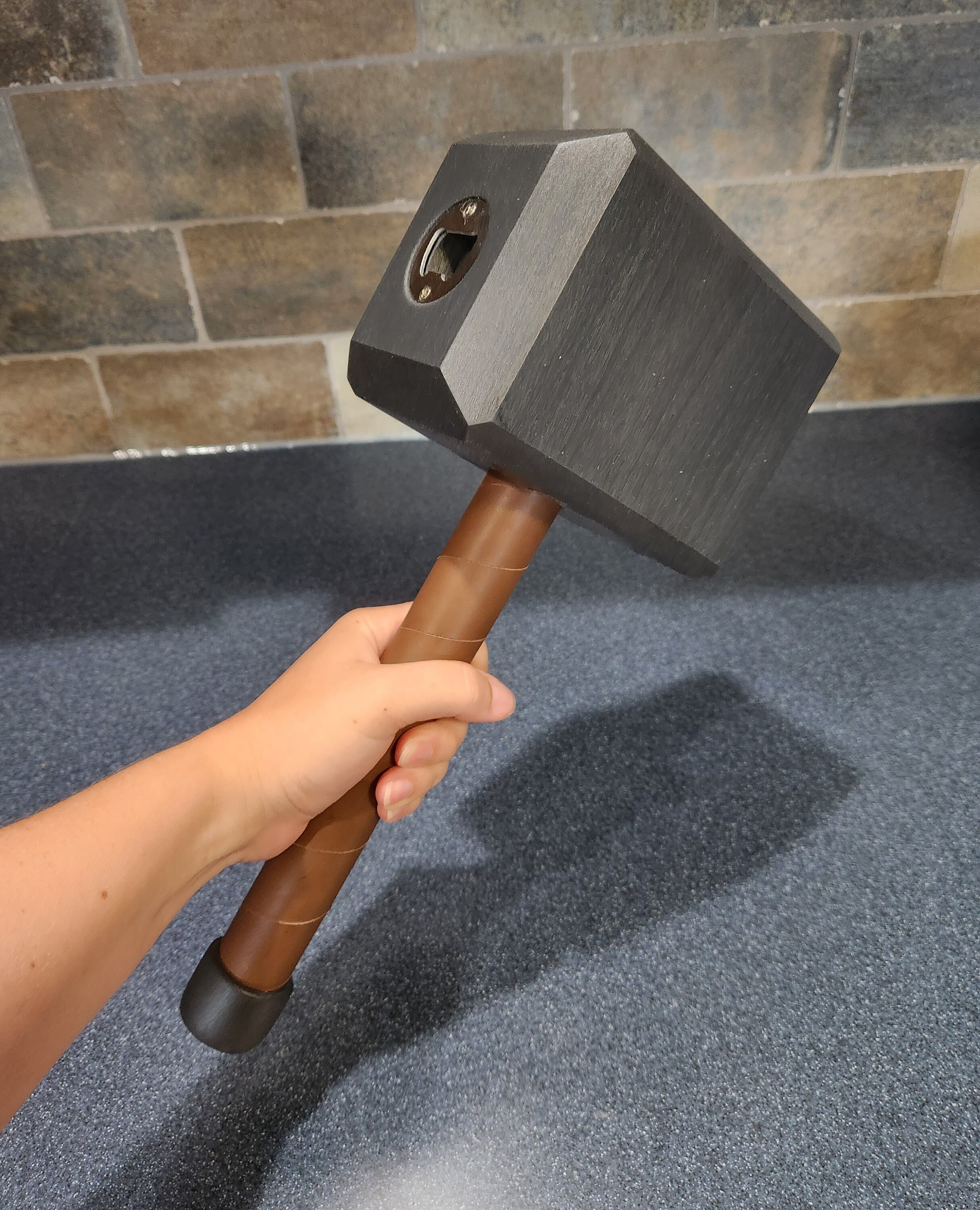 Mjolnir: the Mighty Bottle Opener. Thor's Own Hammer in Your Home Bar ...