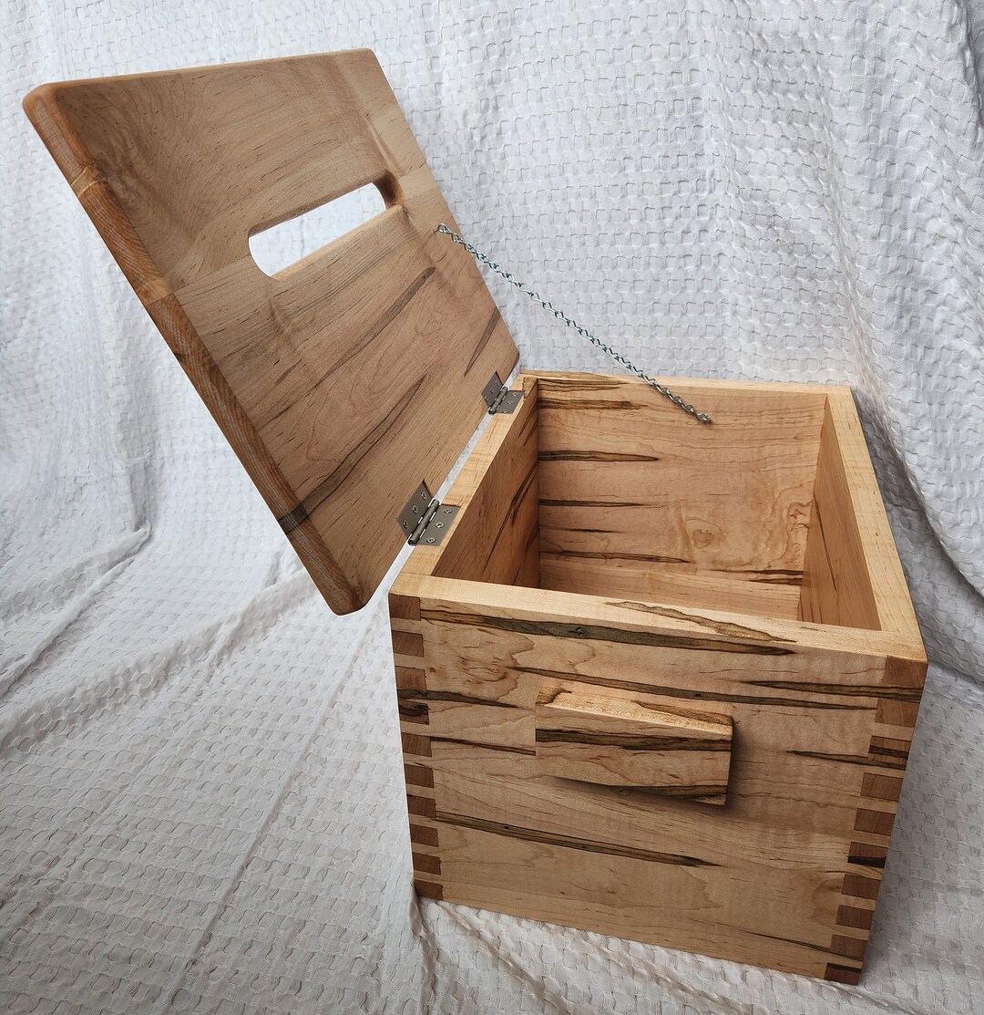 Handmade Ambrosia Maple Wedding Card Box - Etsy