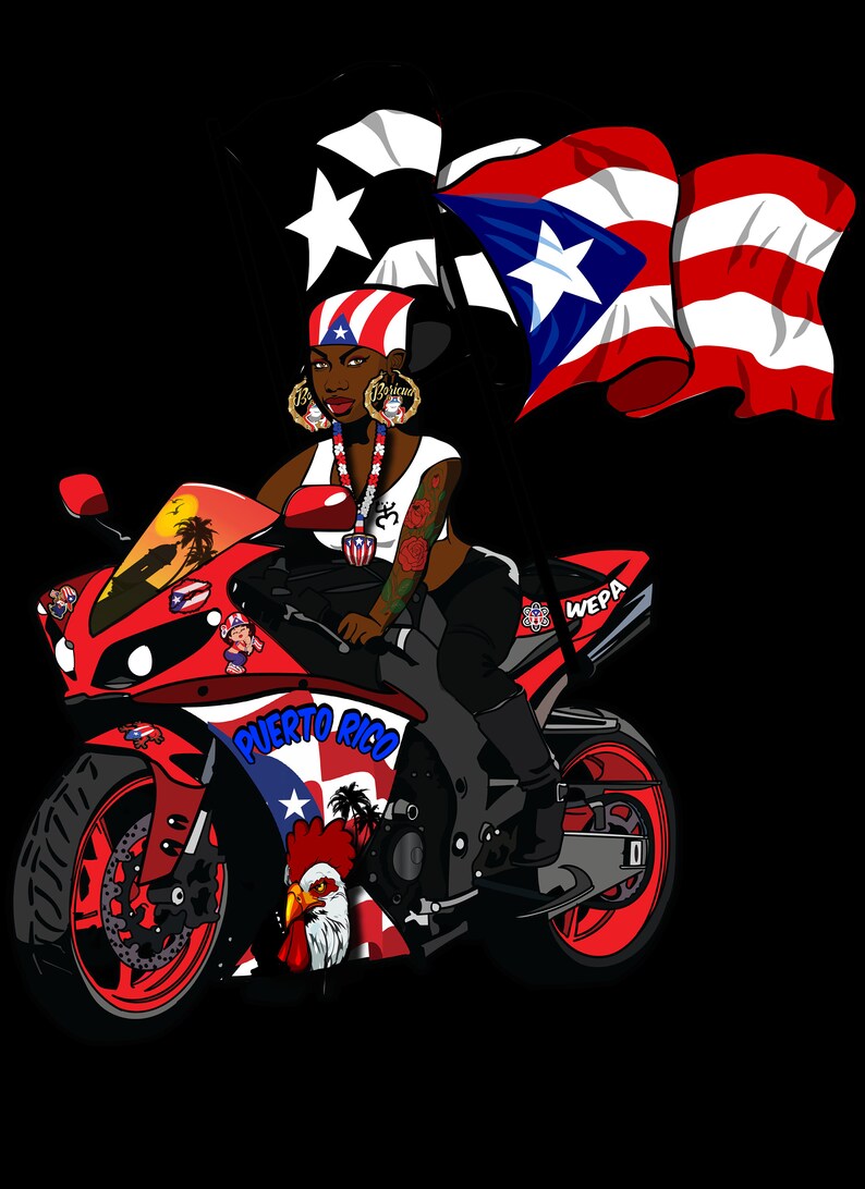 Puerto Rico Truck Flag , Boricua Sublimation Design, Graffiti Puerto ...