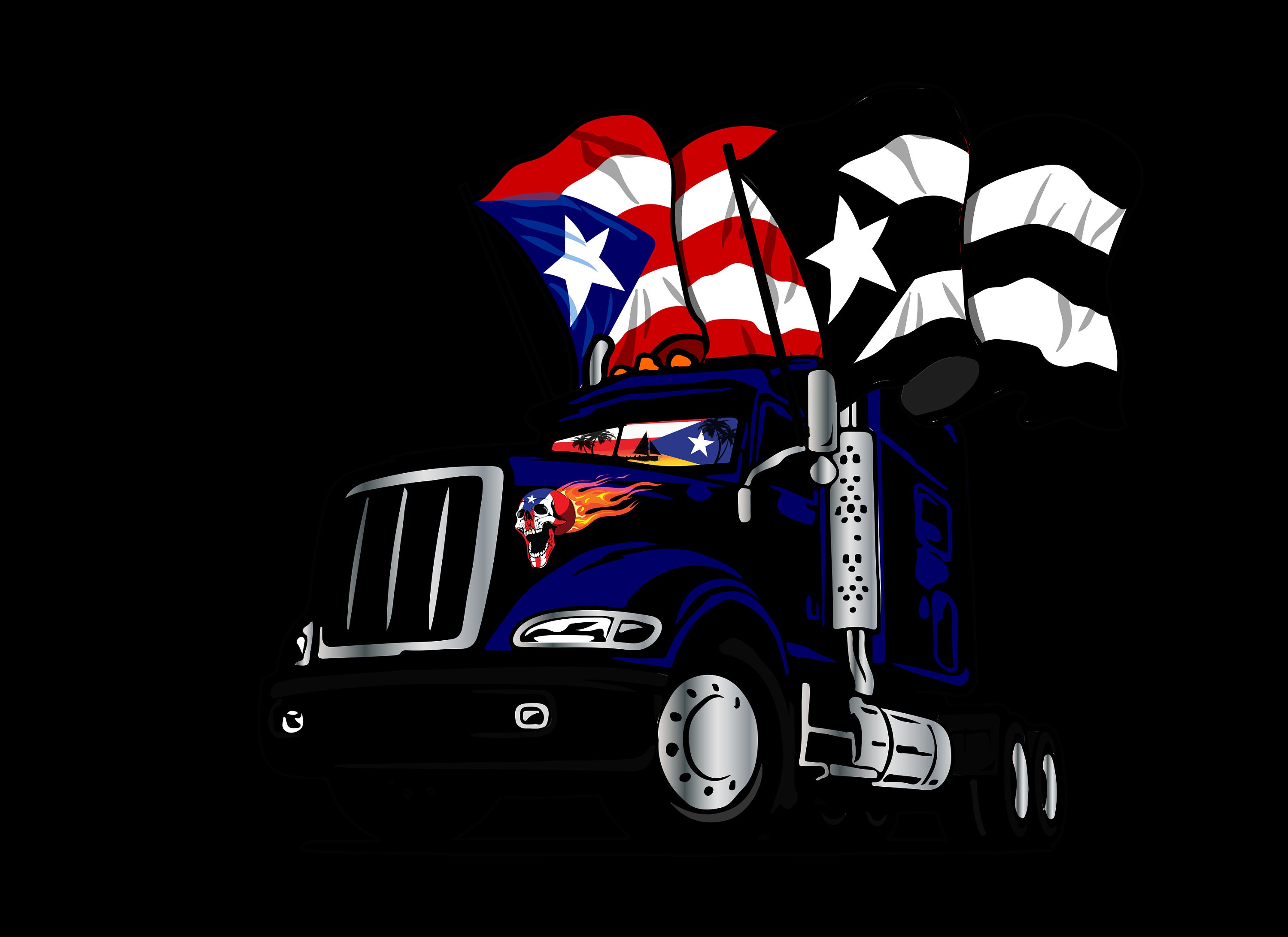 Puerto Rico Car Flag, Puerto Rico PNG, Boricua Clipart Shirt ...