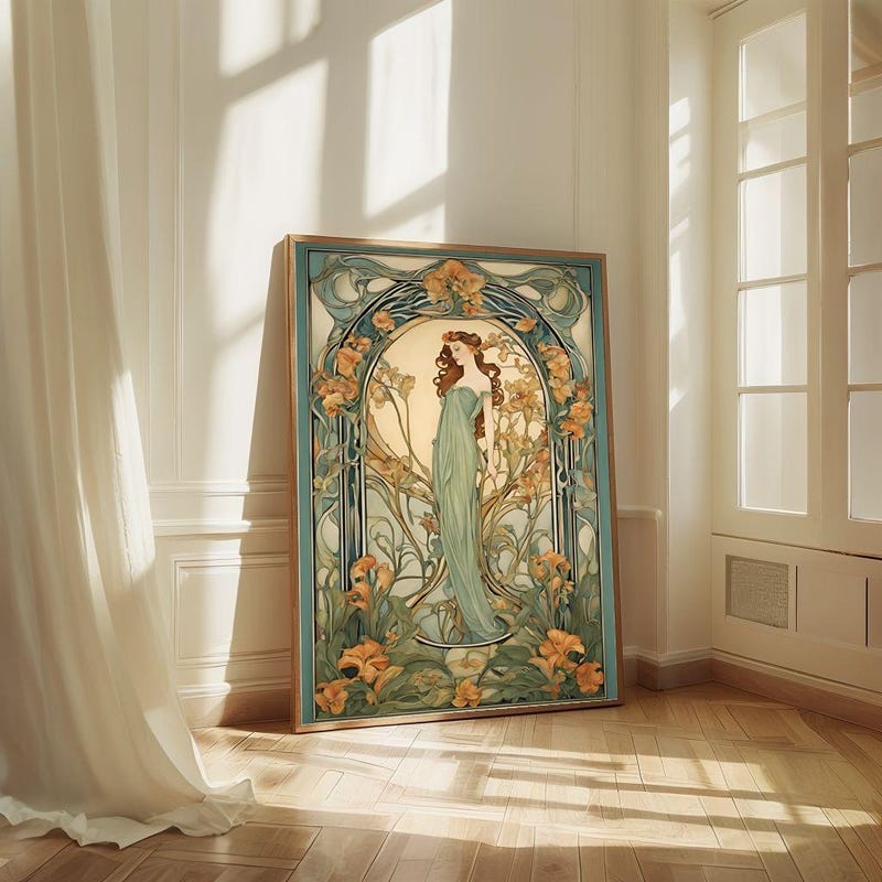 Art Nouveau Prints - Etsy