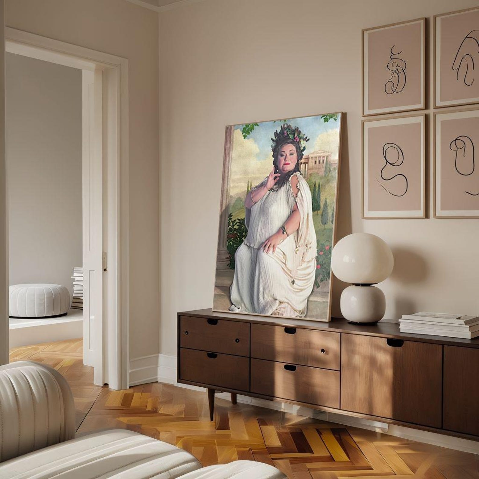 Fat Lady Portrait, Password | Digital Print | Albus Movie Poster ...