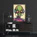 Celestial Poster: Retro Alien Wall Art, Vintage Sci Fi Portrait ...