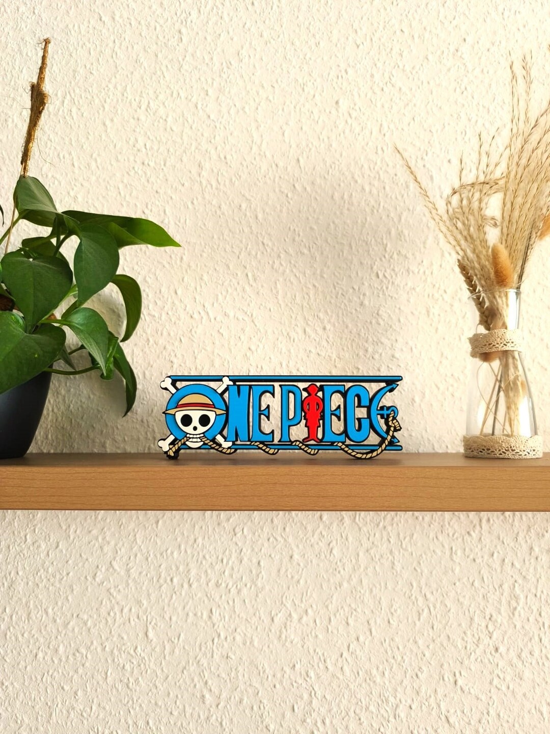 One Piece / 3D Shield / One Piece Logo / One Piese Merchandise / Anime ...