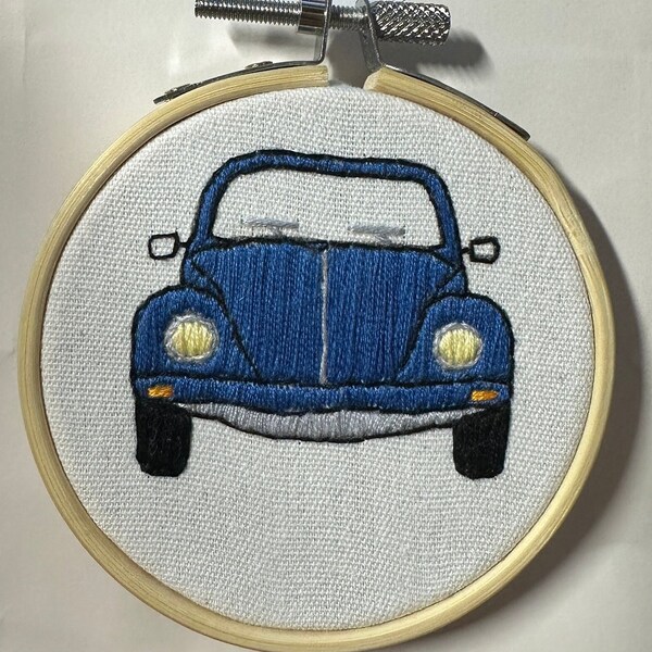 Vw Beetle Embroidery - Etsy