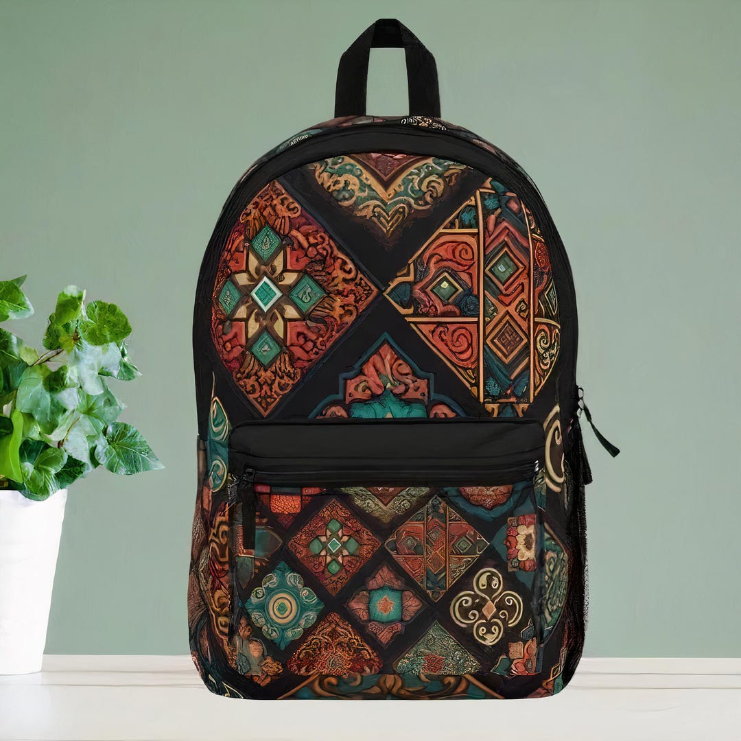 Boho Backpack Perfect for Travel, School, or Work or as a Laptop Case ...