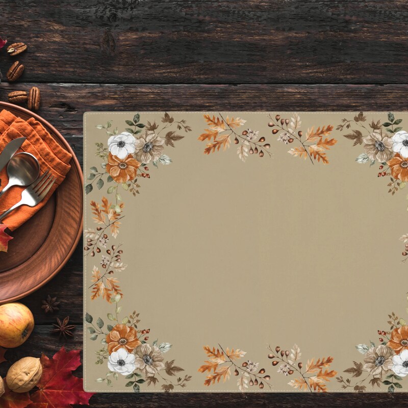 Thanksgiving Placemat - Etsy