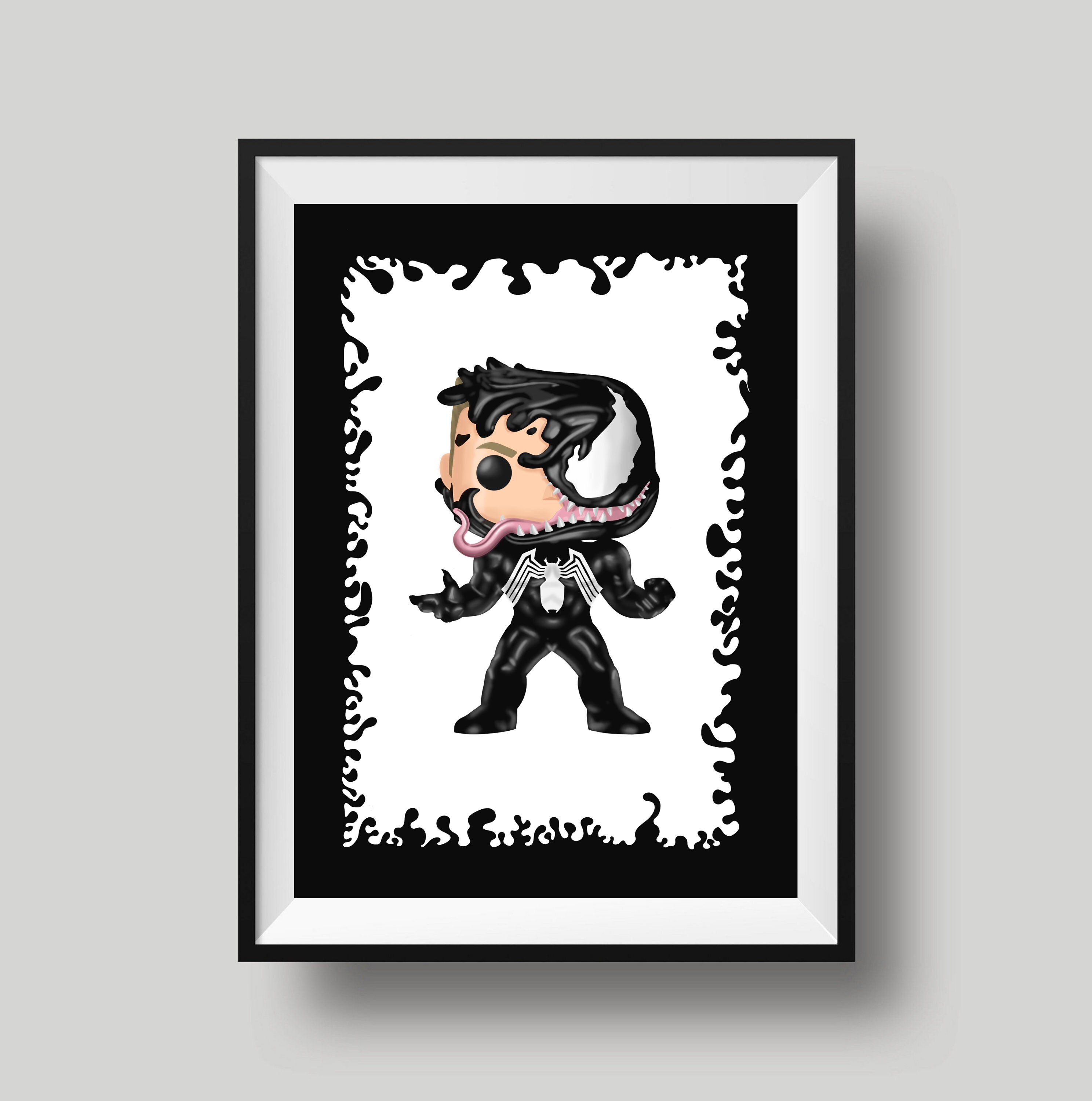 Venom Chibi Toy Print - Etsy