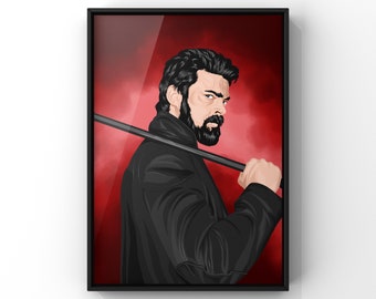 Billy Butcher Art Print the Boys - Etsy