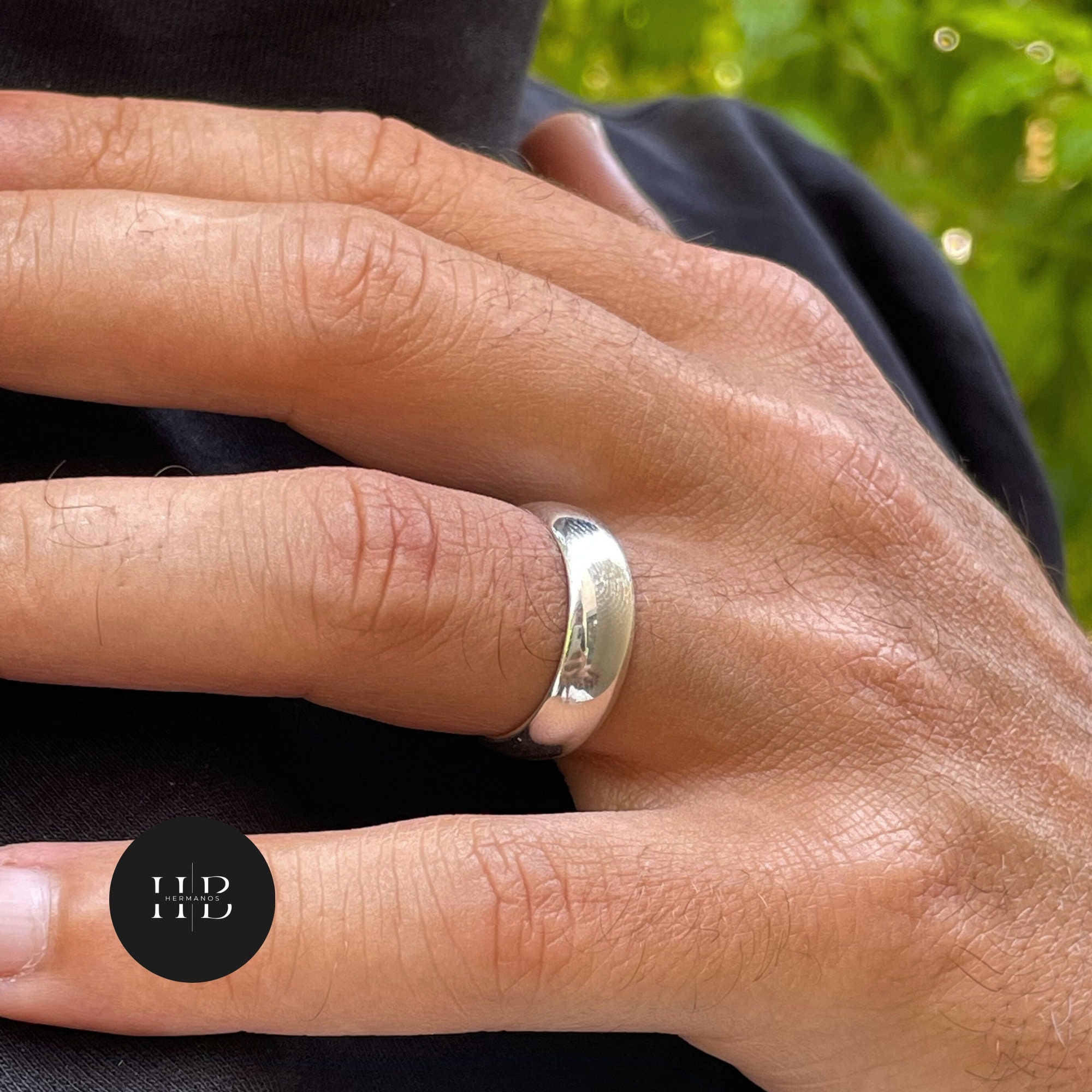 Jewish Ring for Men Wedding Ring With Hebrew Bible Quote Personalized ...