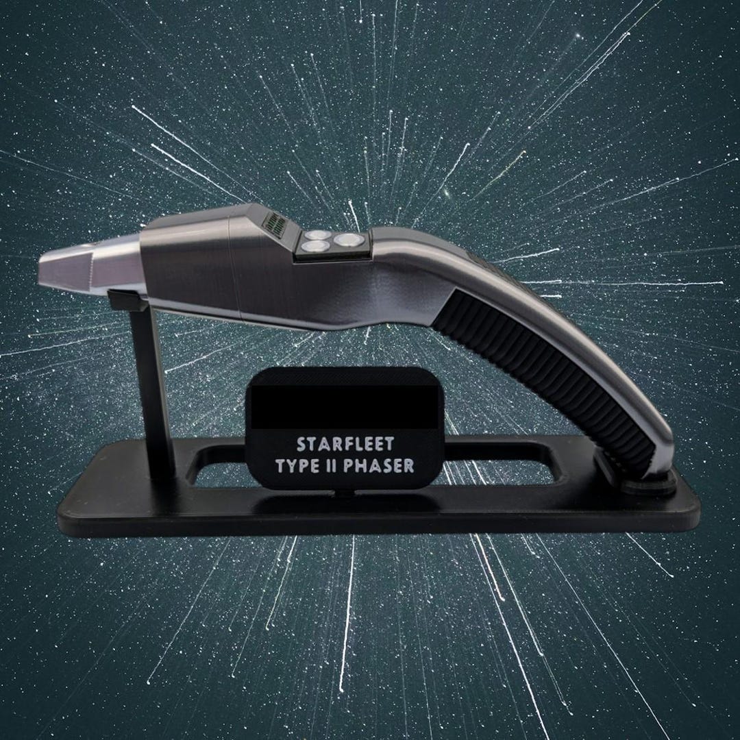 Star Trek Dolphin Phaser Type 2 With Power Core (3D Printed) - From ...