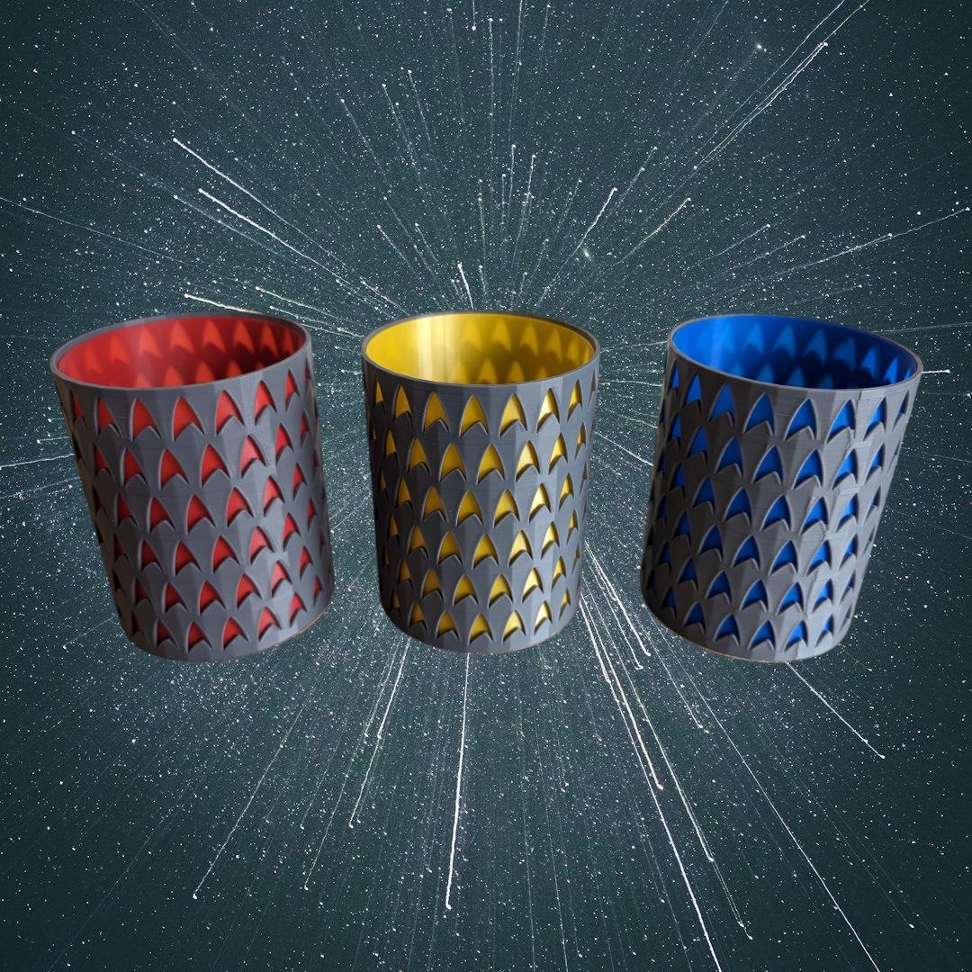 Star Trek Storage Pots Inspired by First Contact/ds9 Uniforms - Etsy UK