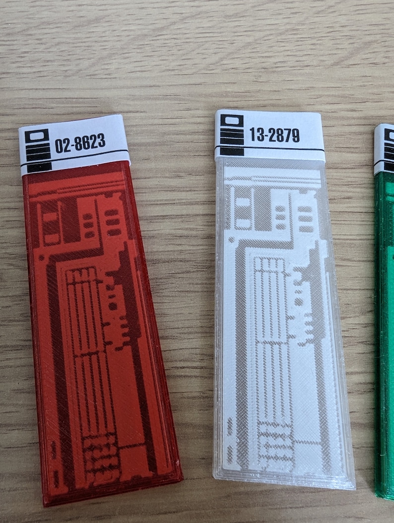 Star Trek TNG/DS9 Isolinear Chips and Stand 3D Printed - Etsy UK