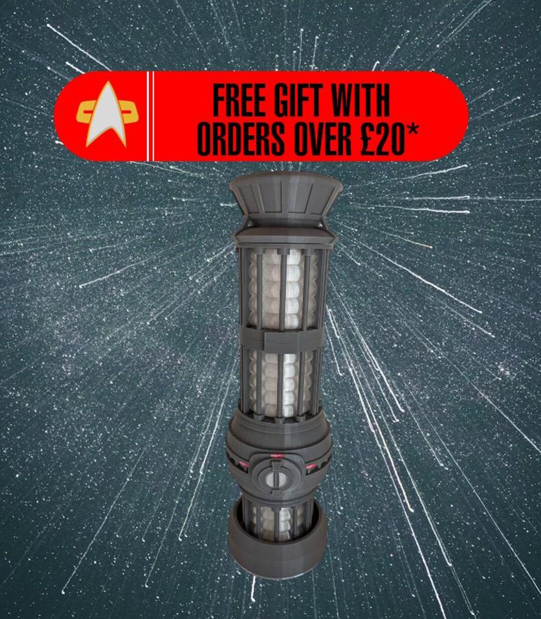 Star Trek Warp Core Light 3D Printed - Etsy UK