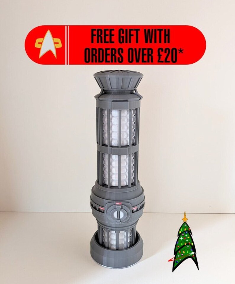 Star Trek Warp Core Light 3D Printed - Etsy UK