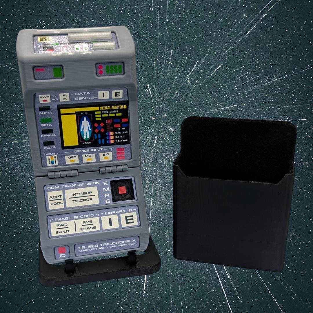 Star Trek Medical Tricorder TR-590 - DS9 & VOY (3D Printed) - Etsy UK