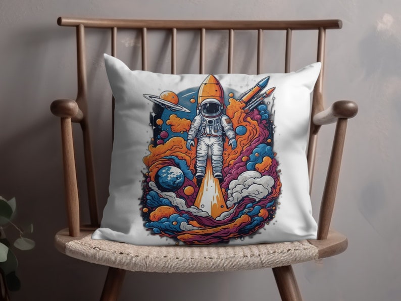 Astronaut Rocket Space Adventure SVG, PNG Download, Cosmic Rocketship ...