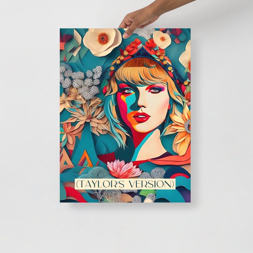 Taylor Swift taylor's Version Fan Art Poster, Taylor Fan Art, Swifty ...
