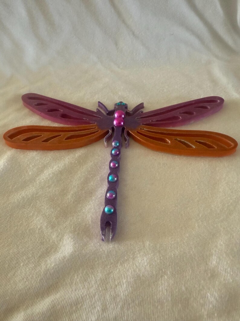 Holographic Resin Dragonfly: Sparkling Decor (8”x5”) - Etsy
