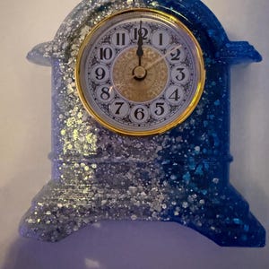 Resin Mantel Clock - Etsy