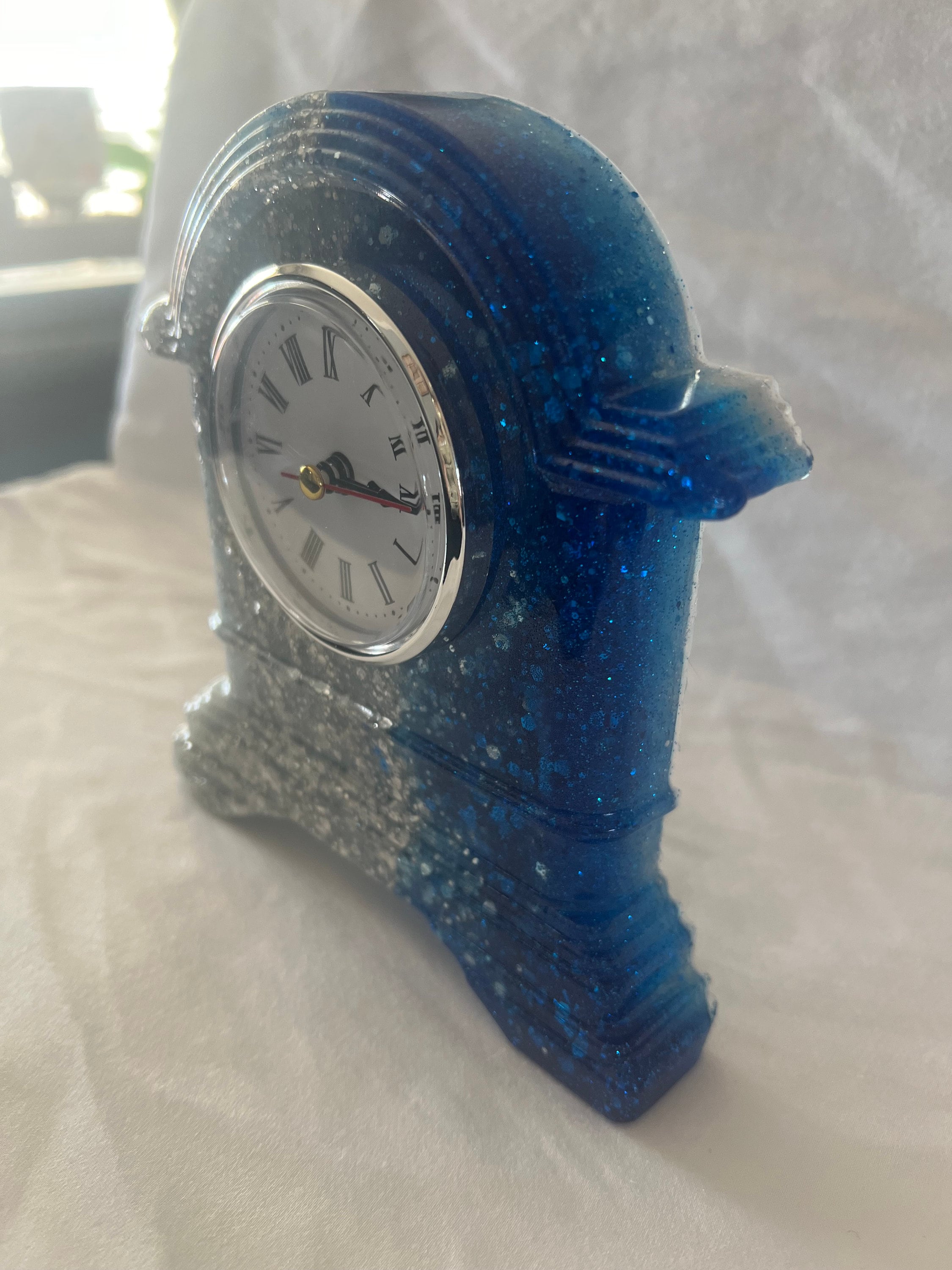Resin Mantel Clock - Etsy