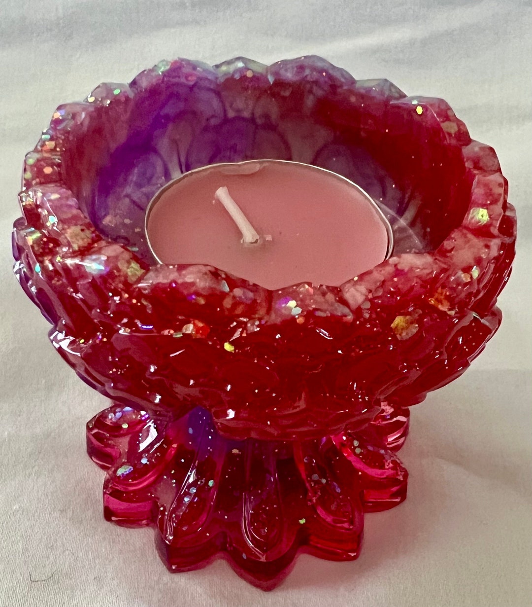 Resin Candle Holder - Etsy
