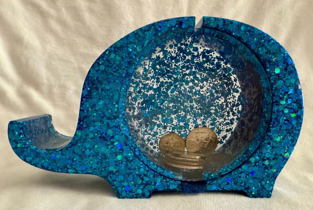 Resin Elephant Bank - Etsy
