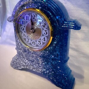 Resin Mantel Clock - Etsy