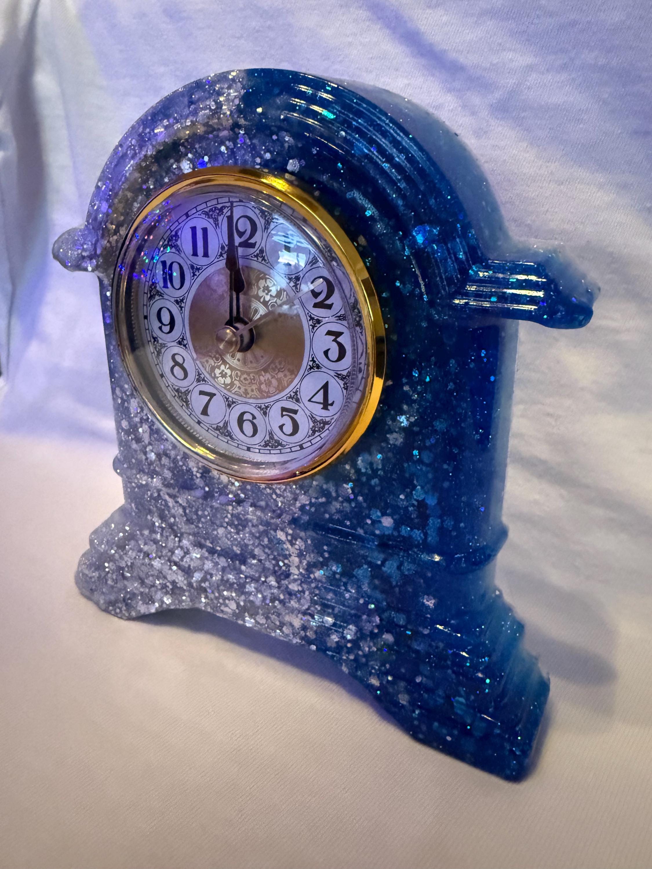 Resin Mantel Clock - Etsy
