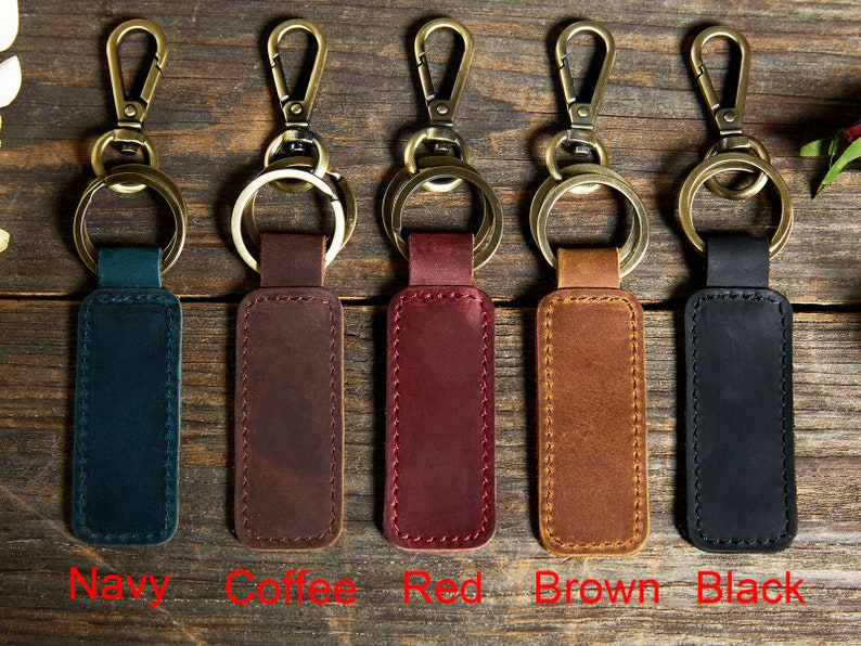 Personalized Leather Keychaincustom Keychains for Men - Etsy Hong Kong