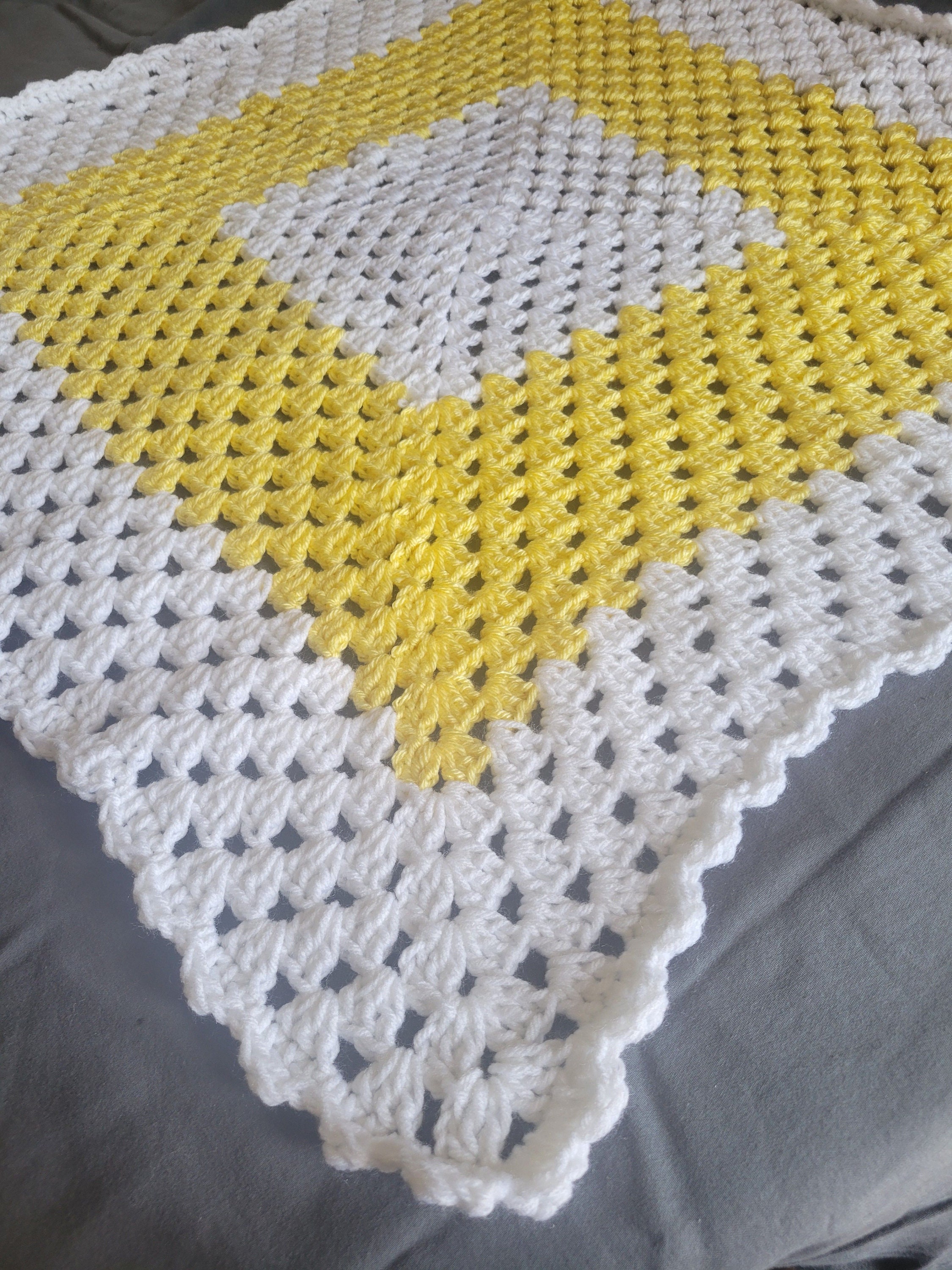 Yellow Baby Blanket - Etsy