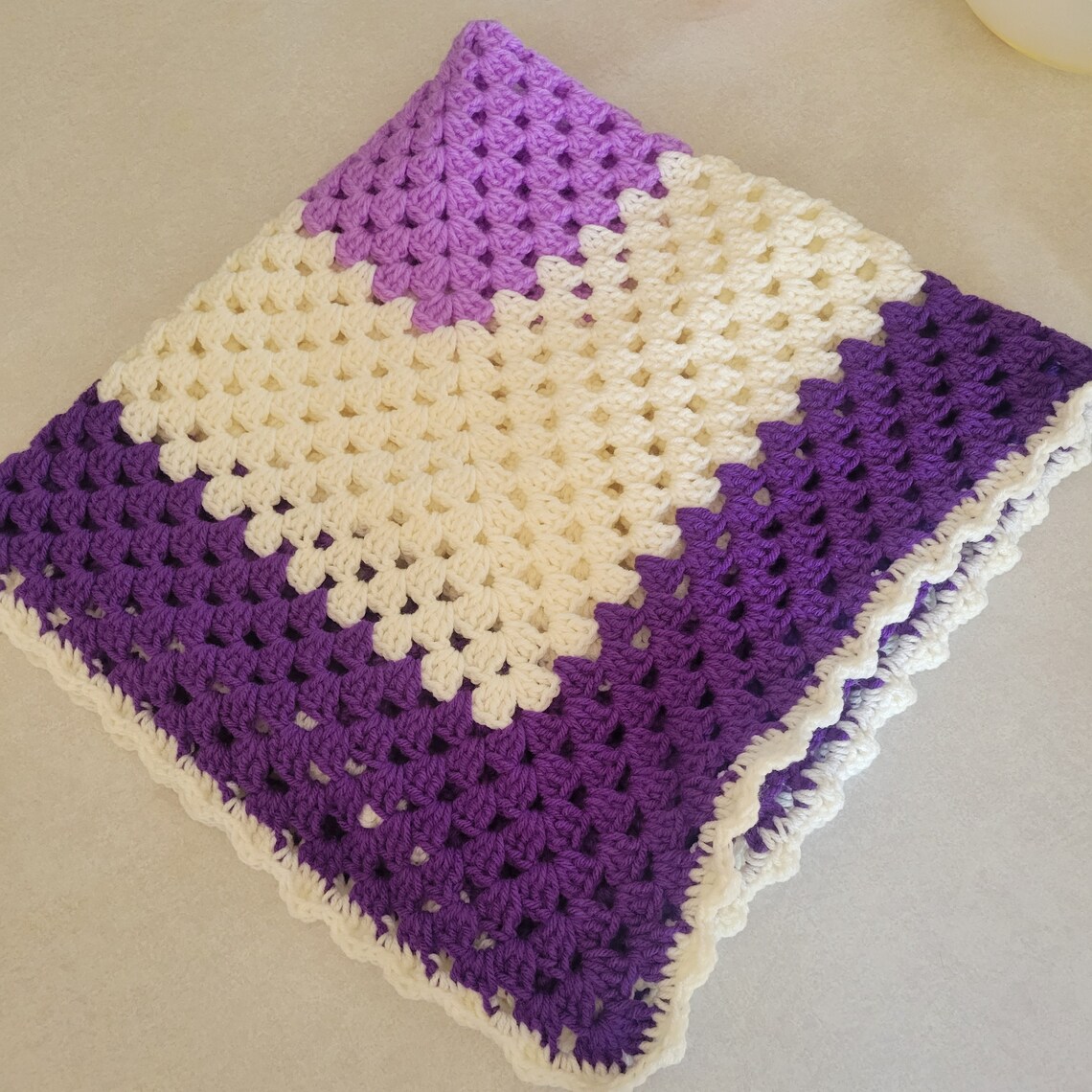 Purple Baby Blanket - Etsy