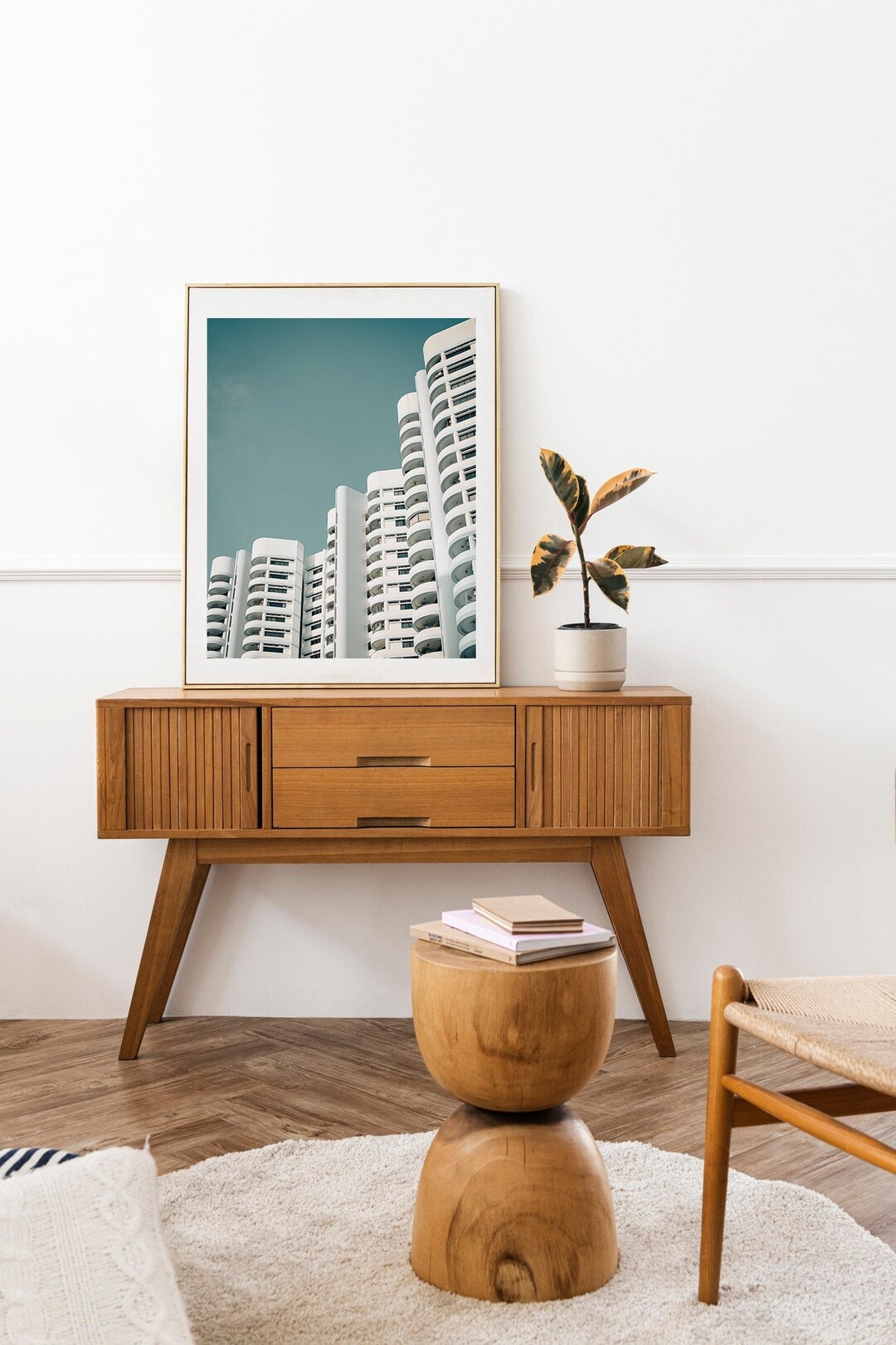 Dynamic Skyscraper With Blue Sky | High Quality Nature Photography for ...