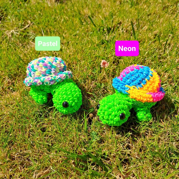 Rainbow Loom Turtle - Etsy
