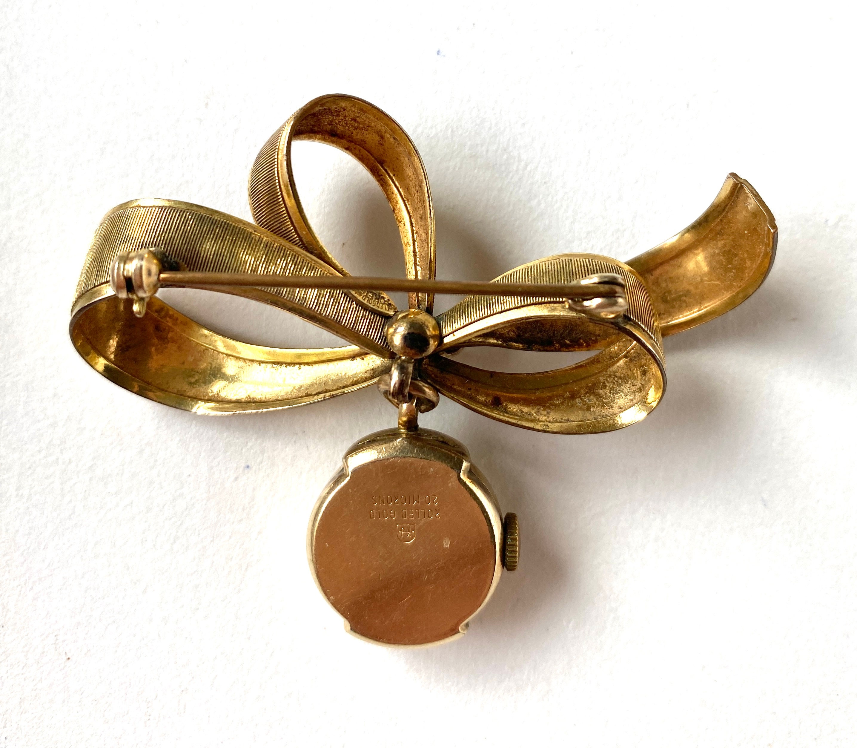 Vintage Verity Incabloc Ladies Watch With Bow Brooch Analogue Watch - Etsy