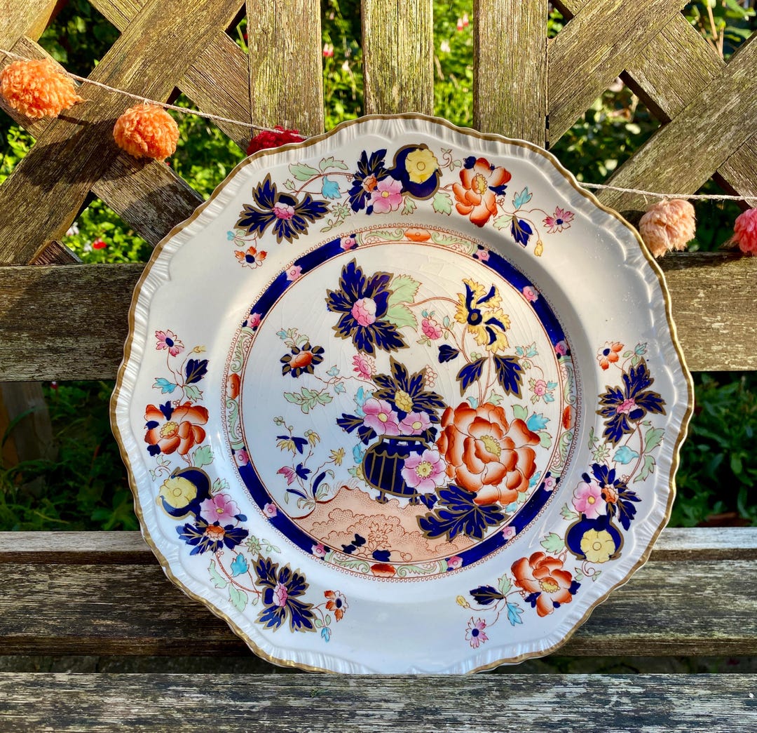 Mason's Ironstone Dinner Plate, Mandarin Design Circa 1920 - Etsy