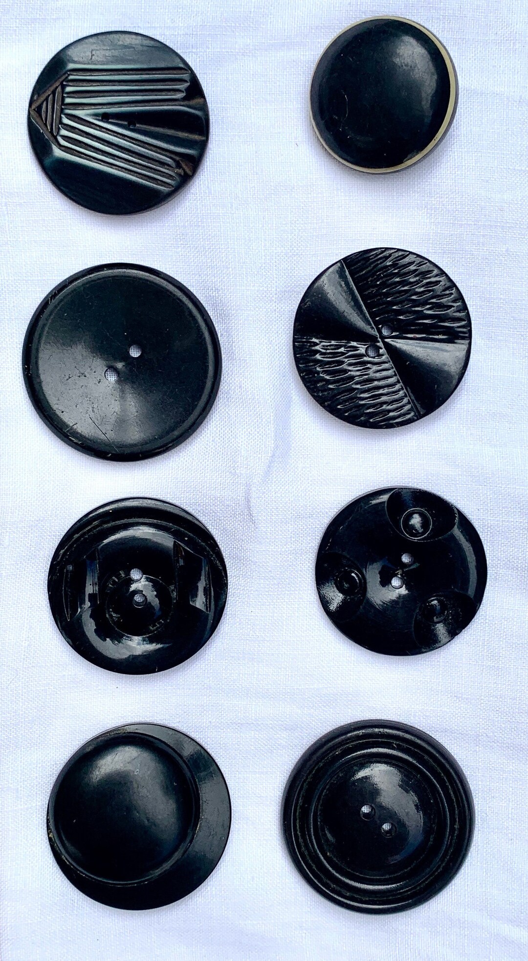 Single Large Black, Unusual Vintage Buttons a Collection - Etsy