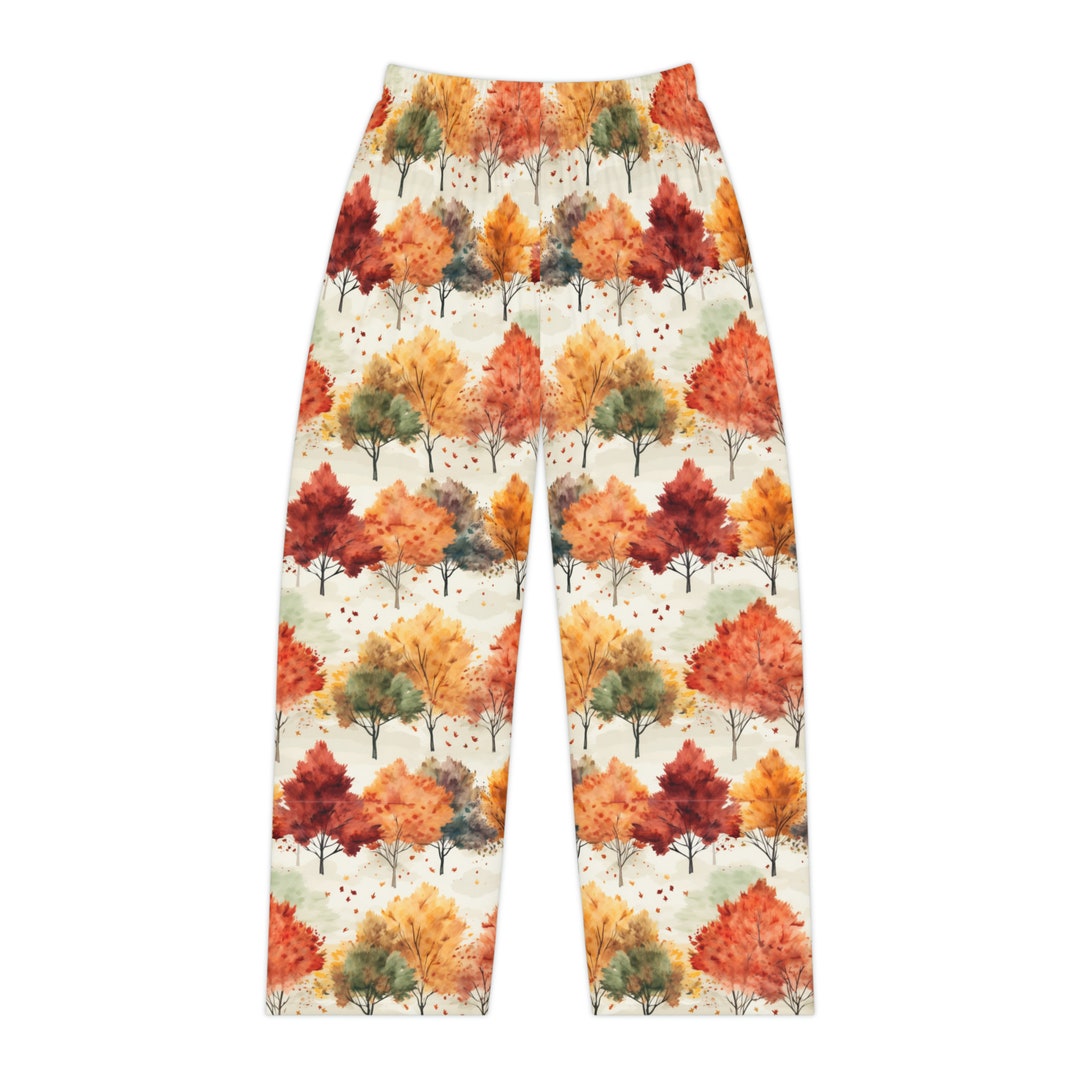 Autumn Leaves Women's Pajama Pants: Fall Trees & Foliage - Etsy