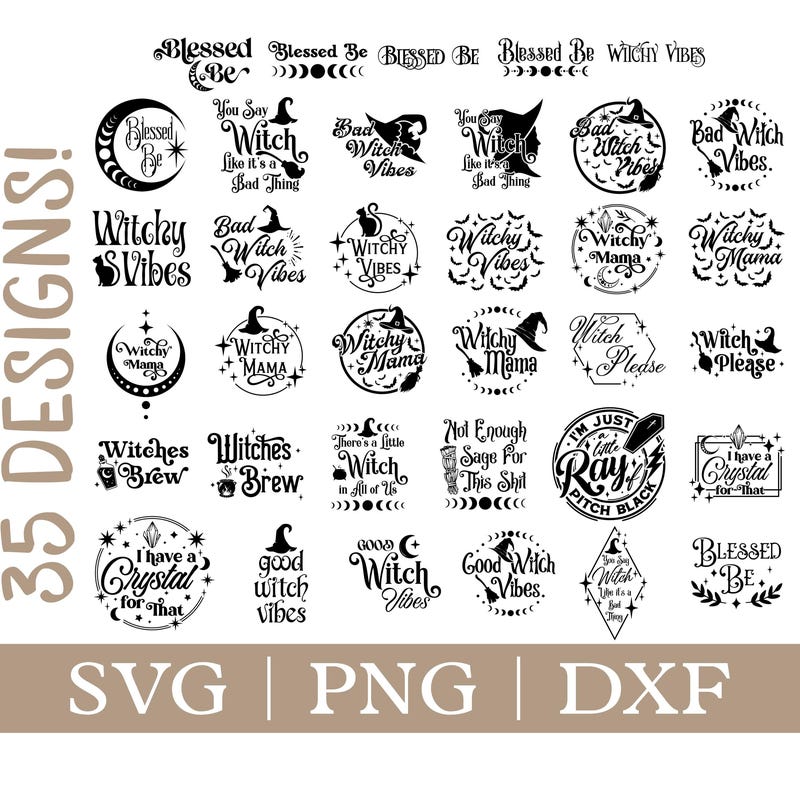 Wicca Svg - Etsy