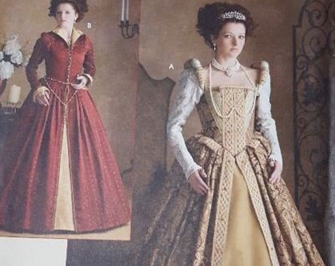 Simplicity Pattern 3782 Tudor Gown Costumes Sizes 14 20 Out-of-print ...